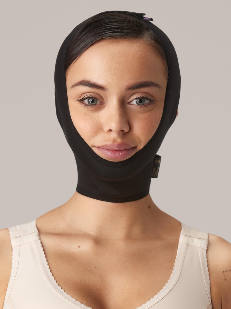 Bandă Compresivă de Față cu Inchidere Dublă